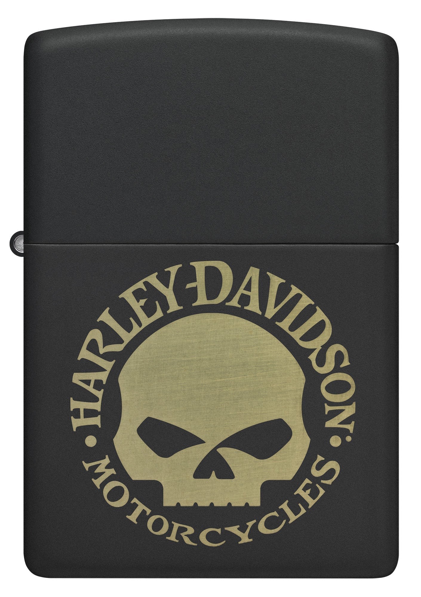 Zippo Harley Davidson Willie G Skull schwarz Feuerzeug | raucher-xxl